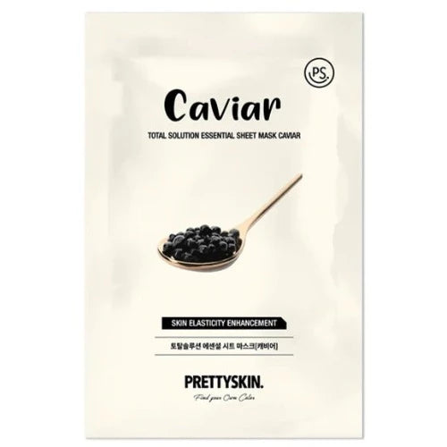 PRETTYSKIN TOTAL SOLUTION ESSENTIAL SHEET MASK | CAVIAR – Kpop Beauty