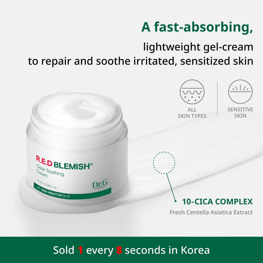 Red Blemish Clr Soothing Cream 70ml – Kpop Beauty